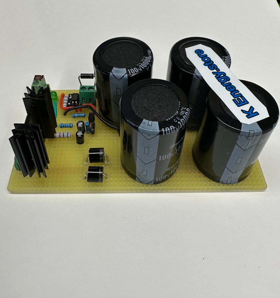 Capacitor dump 48 volt motor