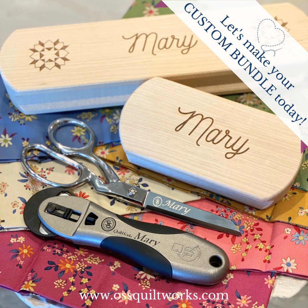 Custom Engrave Sewing Notions - OSS QuiltWorks