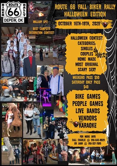 Route 66 Biker Rallies - Okalahoma