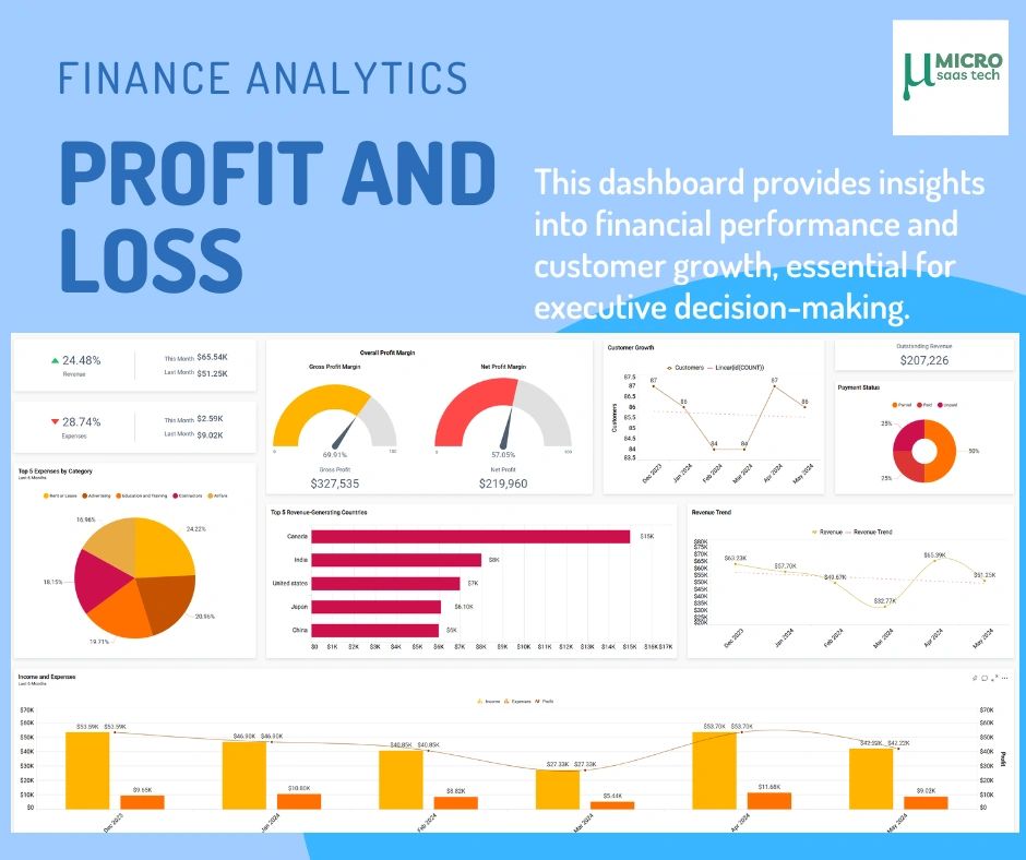 Profit and Loss Dashboard: A Comprehensive Guide