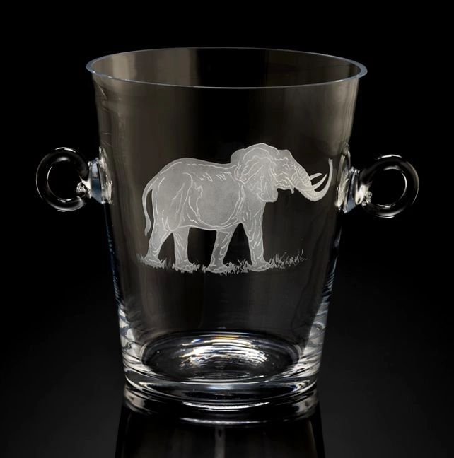 sf08 - Elephant Side Ice Bucket - Safari