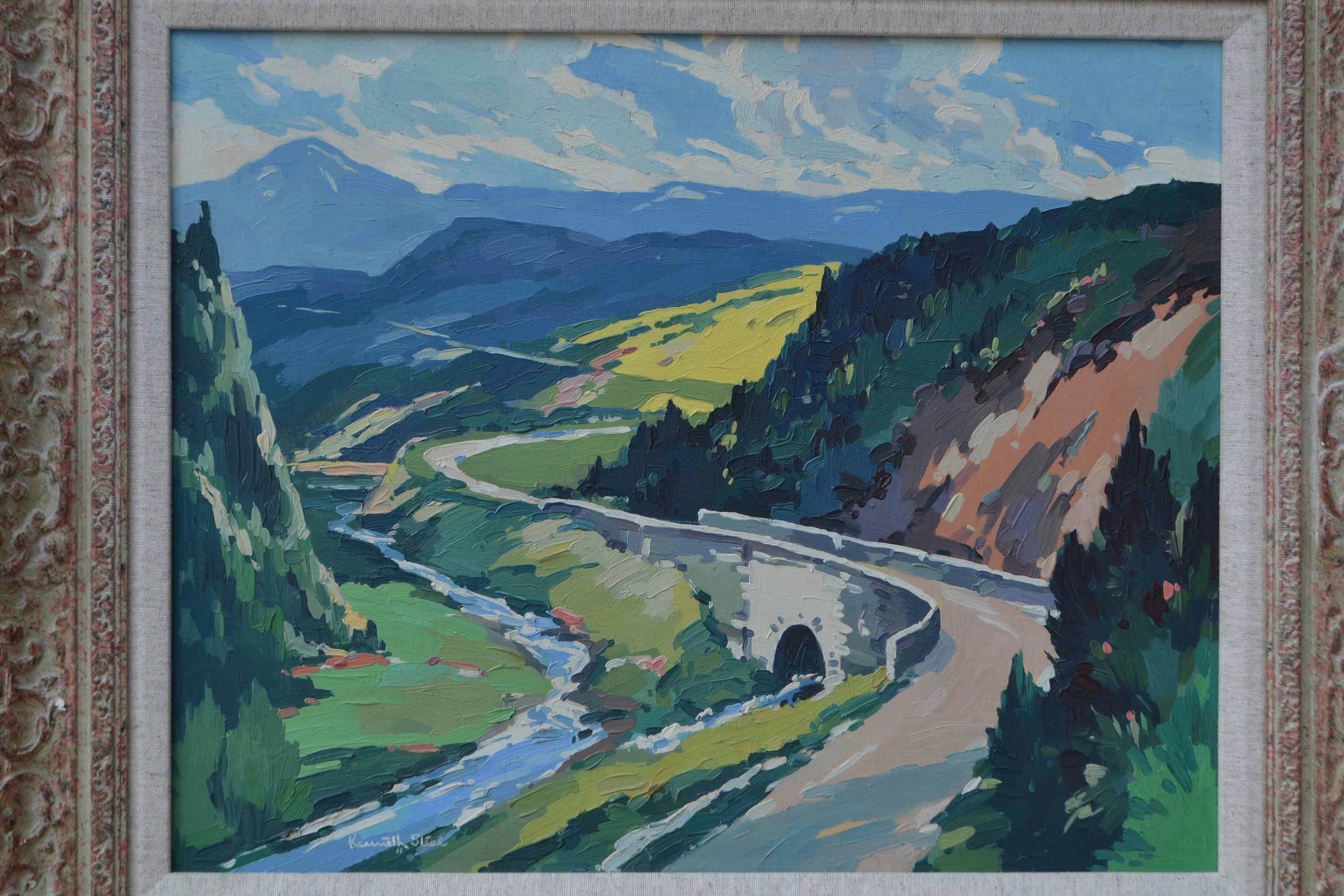 Kenneth Steel with catalogue Raisonne