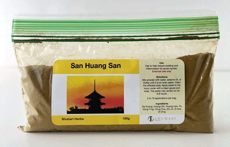 San Huang San - Three Yellow Powder (Raw Herbs)