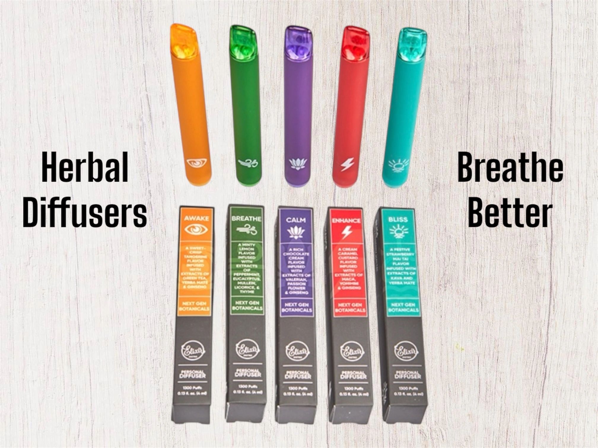 Herbal Diffuser - Quit Smoking Aid, Personal Diffuser, Natural Diffuser