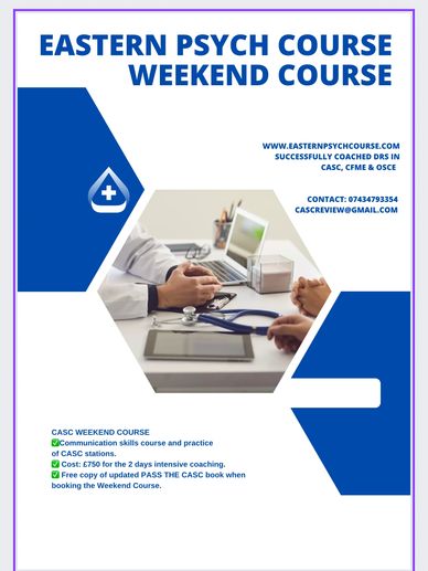 EASTERN PSYCH COURSE - Casc, Course