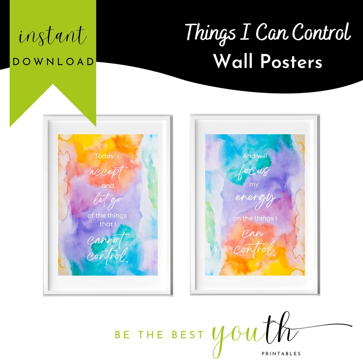 Things I Can Control Wall Posters