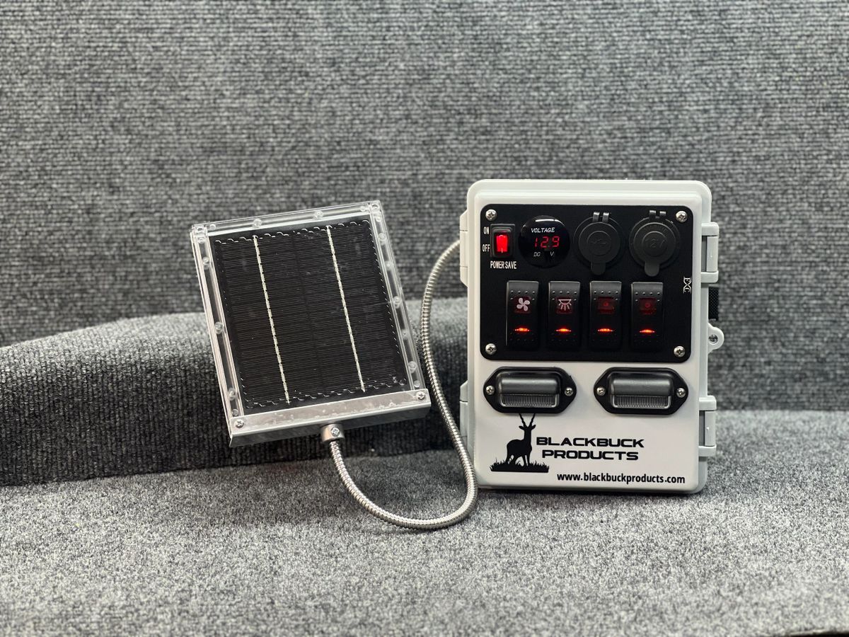 Deer Stand Power Bank with Solar Panel - IN STOCK