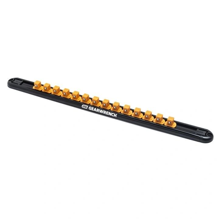 GEARWRENCH, Magnetic Socket Rail Includes 14 Clips 3/8DR