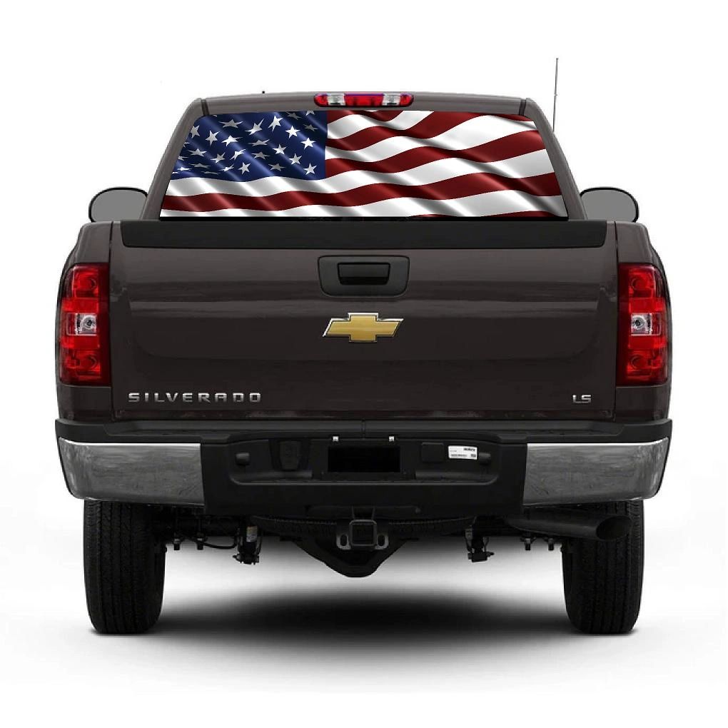 American Flag Window Screen