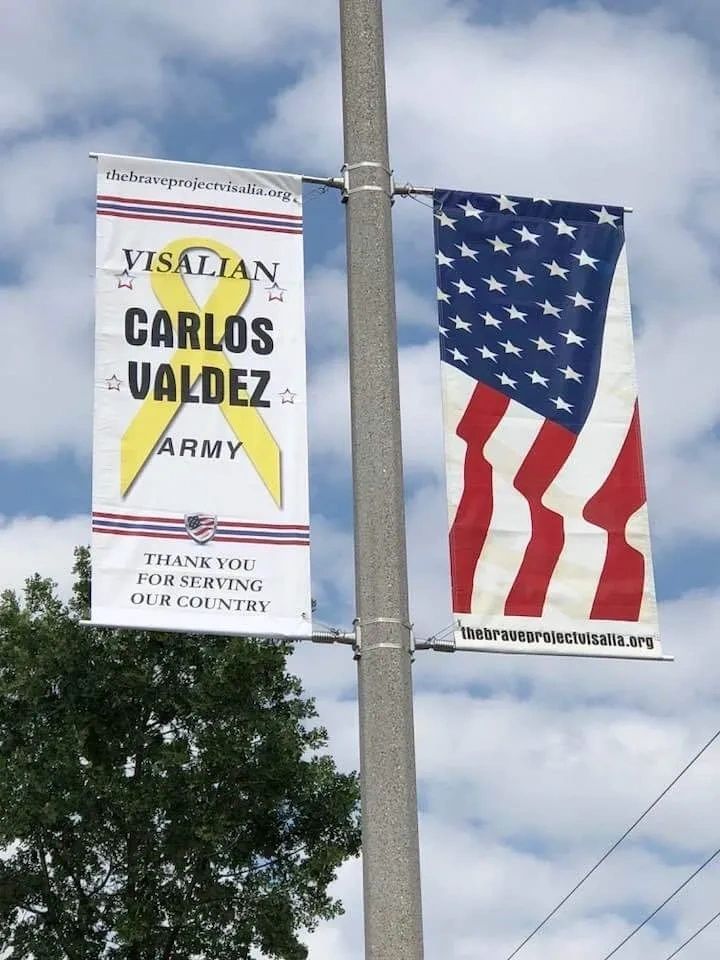 Military Banners in Visalia- The BRAVE Project Visalia
