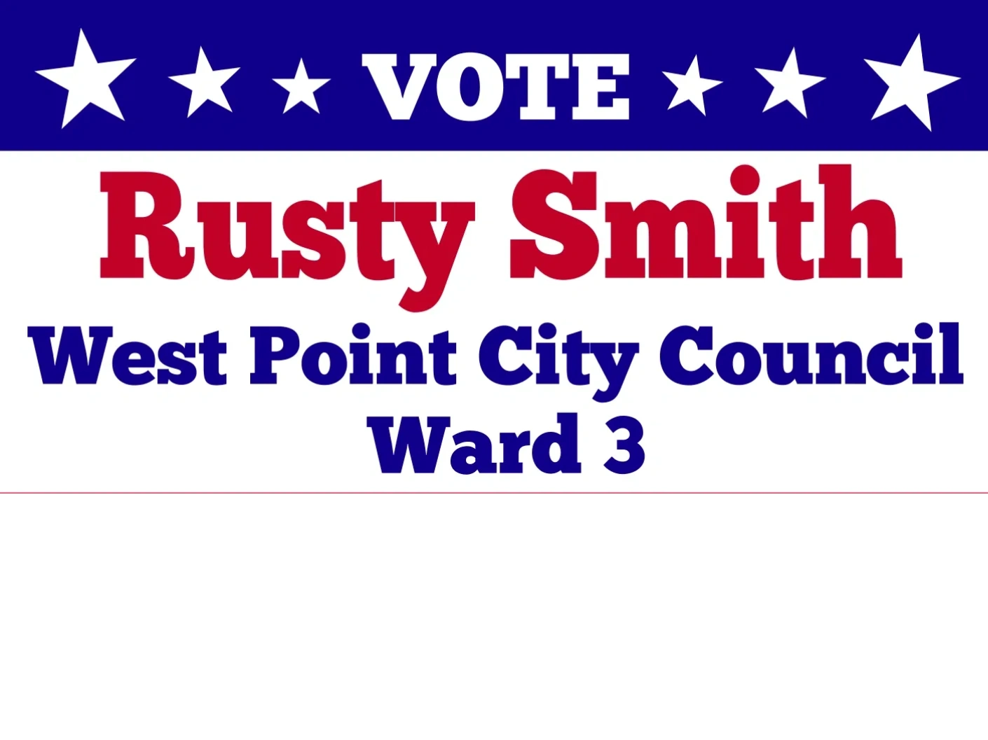 Rusty Smith for City Council