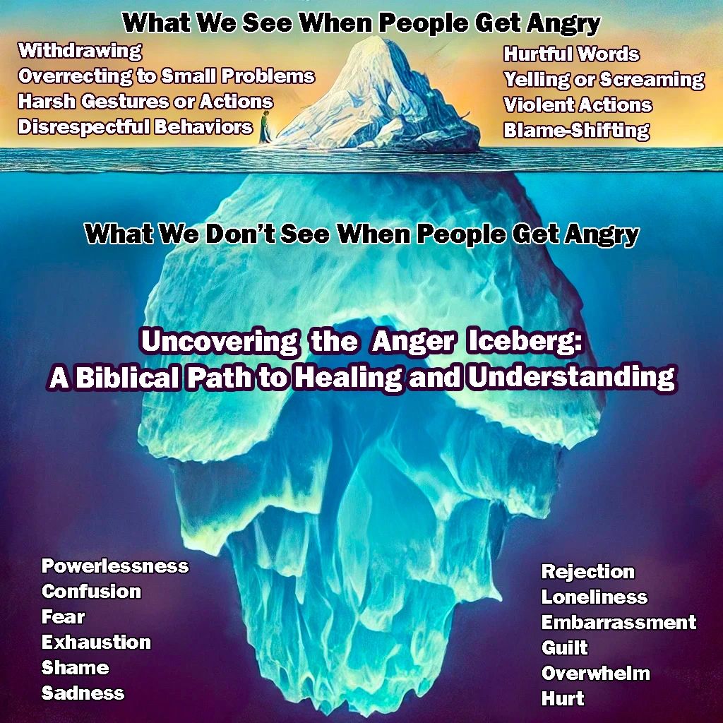 Uncovering Anger Iceberg: Biblical Path Healing & Understanding