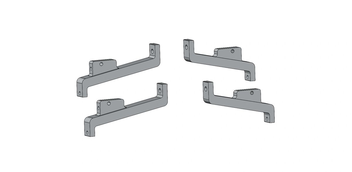 ALUMINUM AXLE BRACE SET