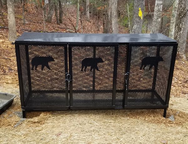 Bear proof trash container bins Sevierville Gatlinburg Pigeon Forge ...