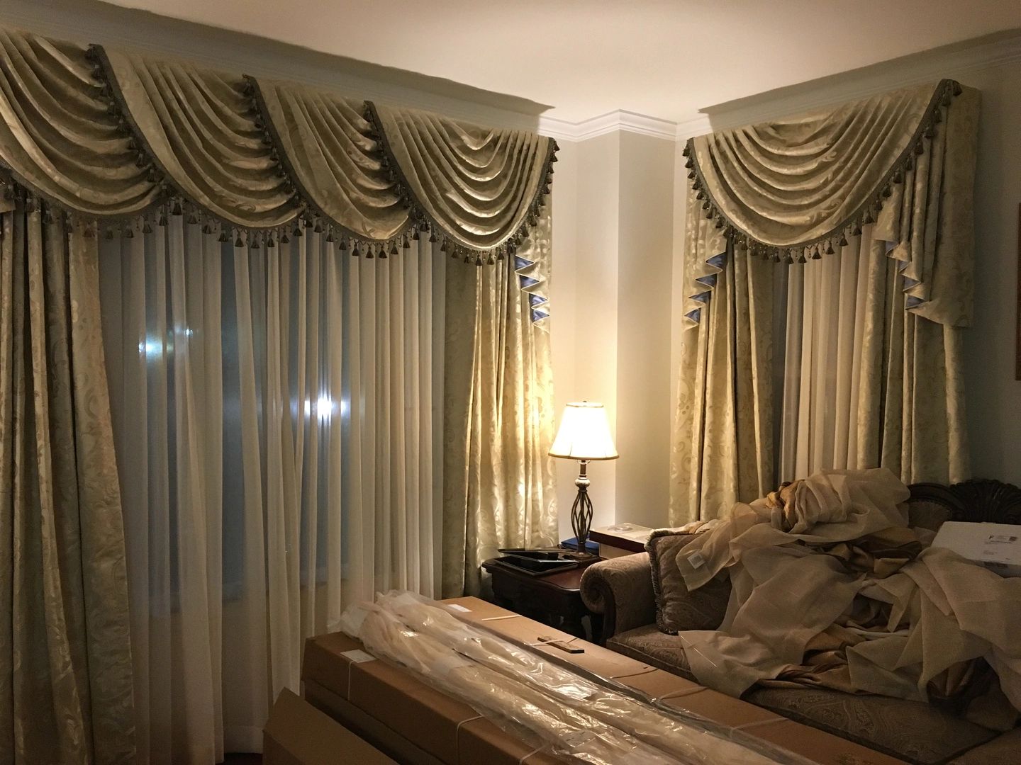 ELA Interior Design,Custom drapery,Blinds and Shades