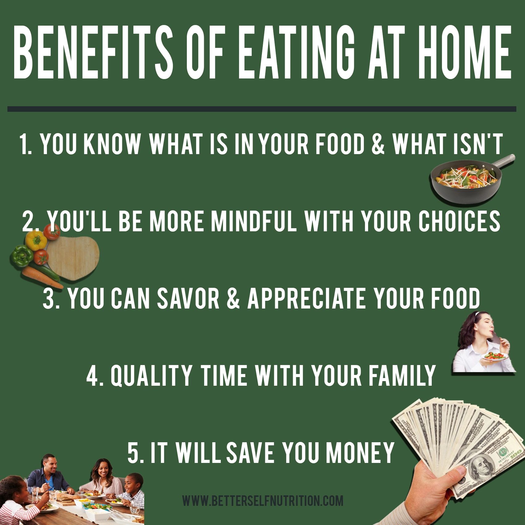 Benefits of Eating at Home