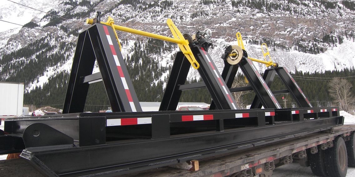 Shovel cable reel stand | Randy Rinaldi Welding