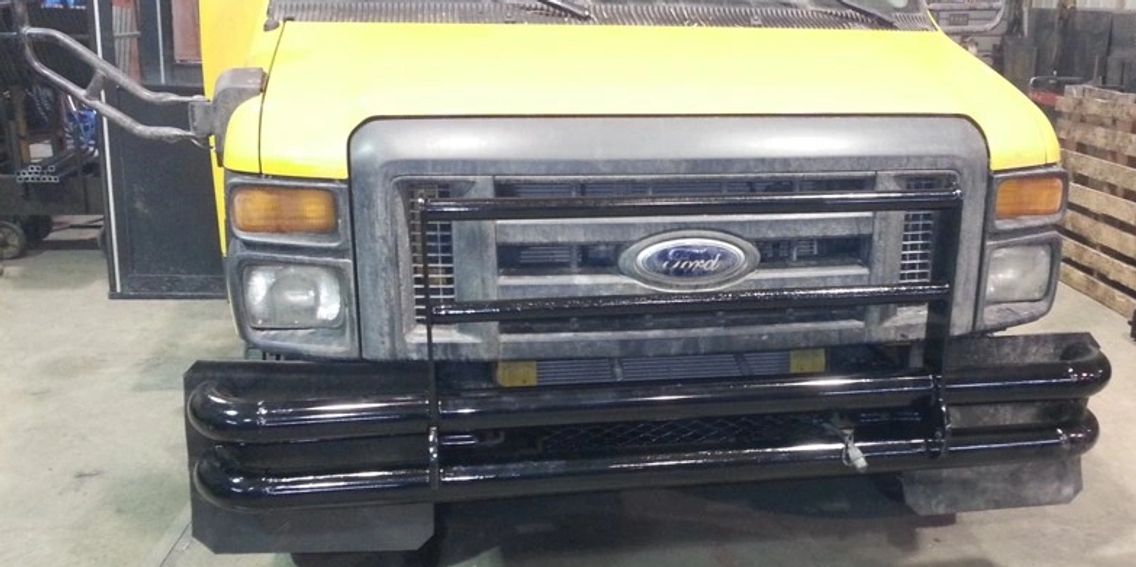 Mine Bus Bumpers | Randy Rinaldi Welding