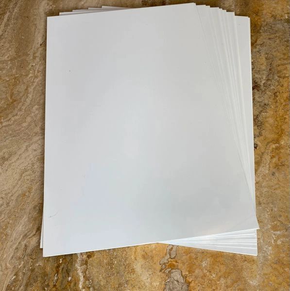 Aluminum Sublimation Sign Blanks 8" x 12"