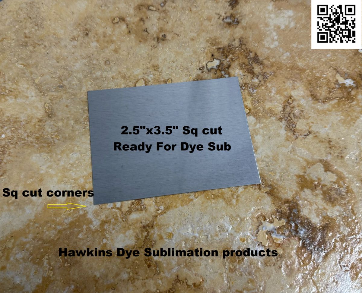 50ea Brushed Silver Aluminum Dye Sublimation playing cards 2.5"x3.5"