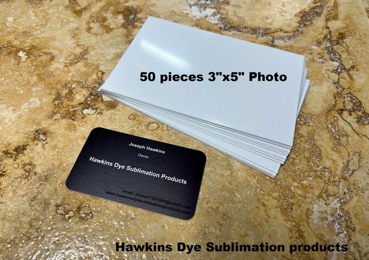 3x5 Dye Sublimation Aluminum Award Plaque Blanks