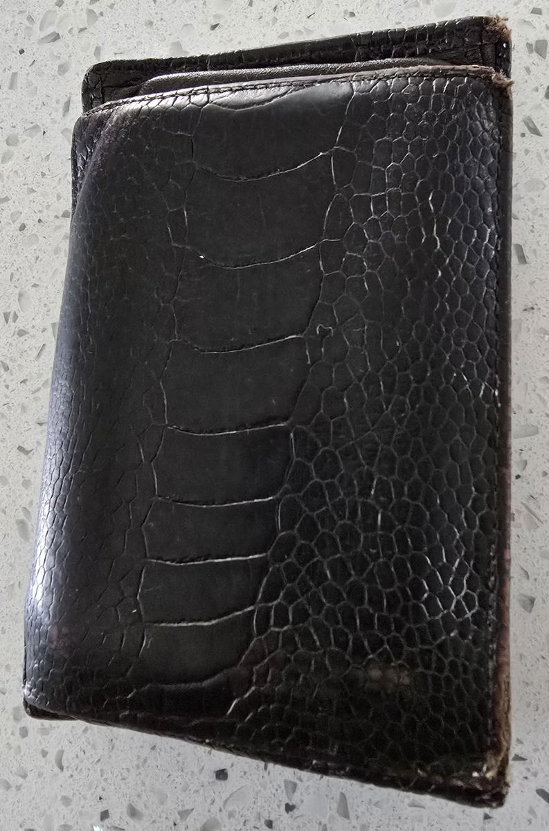 Ford Street Handmade Genuine Ostrich Leather Bifold Wallet - Made in ...