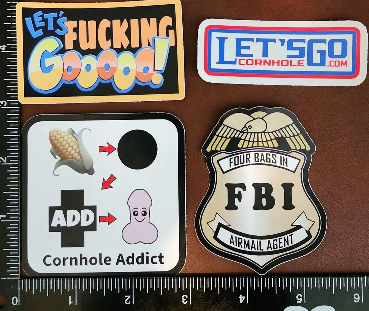 Sticker 4 pack of my most popular patches
