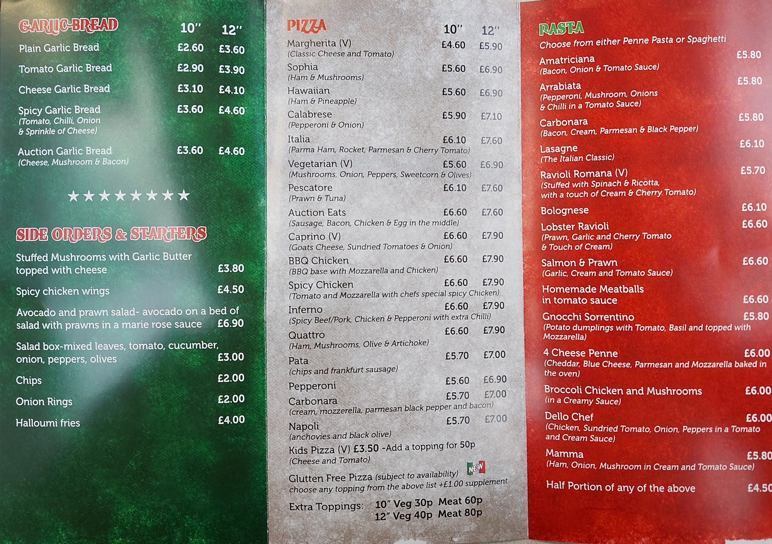 Menus