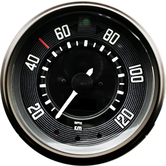 EES9-1B36-03B Smiths VW Beetle Speedometer Electric Full Sweep 115mm 0-120 km/h black dial ...