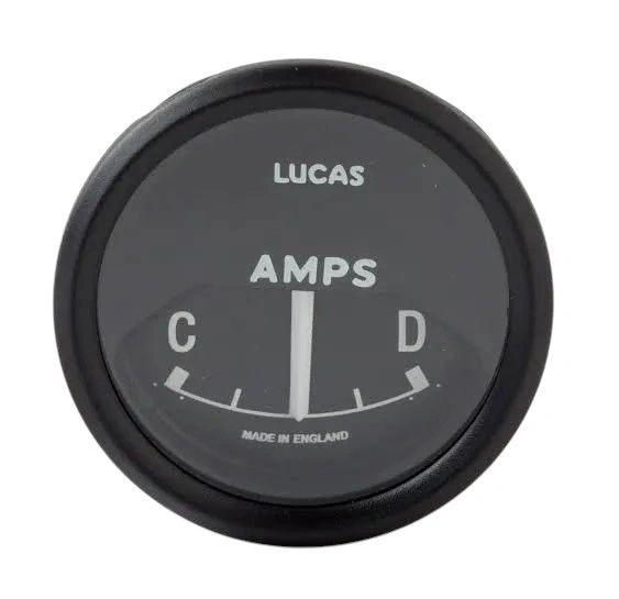 AM1640-17B Smiths Jaguar Ammeter Electric Short Sweep 52mm 50-0-50 ...