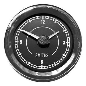 FAC1-1052-00C Smiths Flight Clock Analogue Clock 52mm black dial LED ...