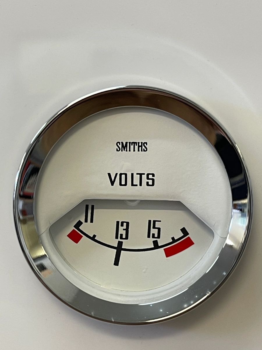 ABV2220-00CW Smiths Classic White Voltmeter