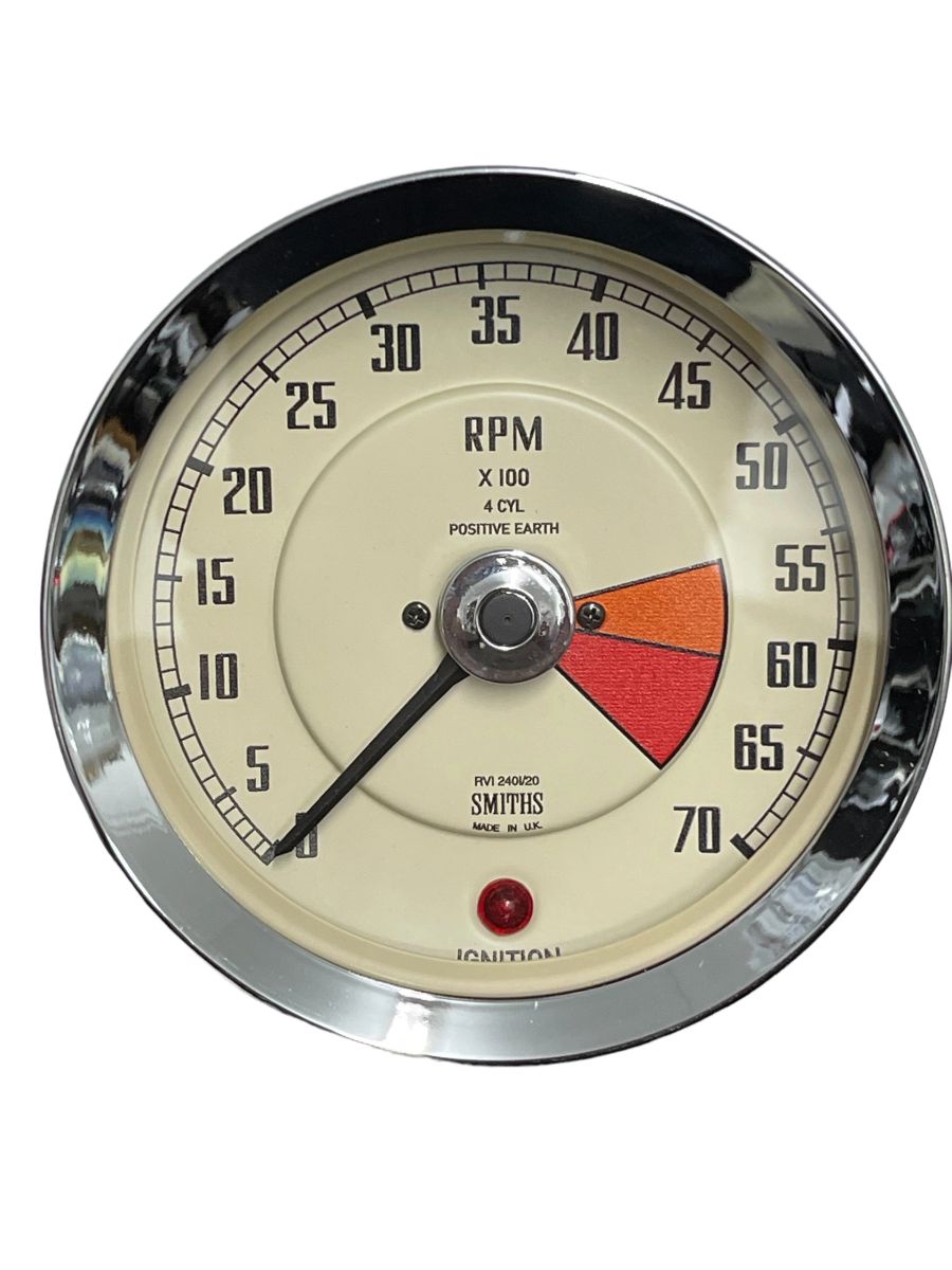 RVI2415-01CB Smiths MG Tachometer Electric Full Sweep 100mm 0-7000rpm ...
