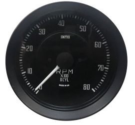 RVC2816-06BB Smiths GT40 Tachometer Electric Full Sweep 0-8000 rpm ...