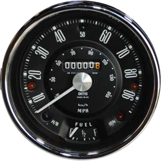 SN4421-00SA Smiths Mini Speedometer Mechanical Full Sweep 133mm 0-90 ...