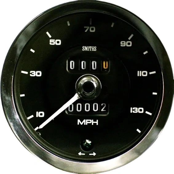 SN6153-102 Smiths Lotus 1967 Speedometer 0-230 km/h 587.5 TPK 100mm 12 ...