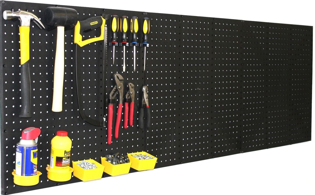 96 " wide Pegboard Panel Kit