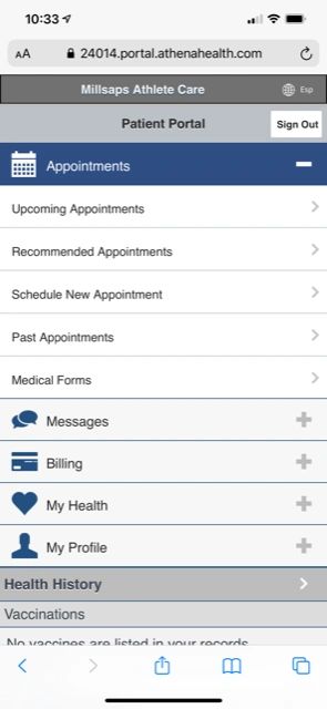 Athena Health Patient Portal