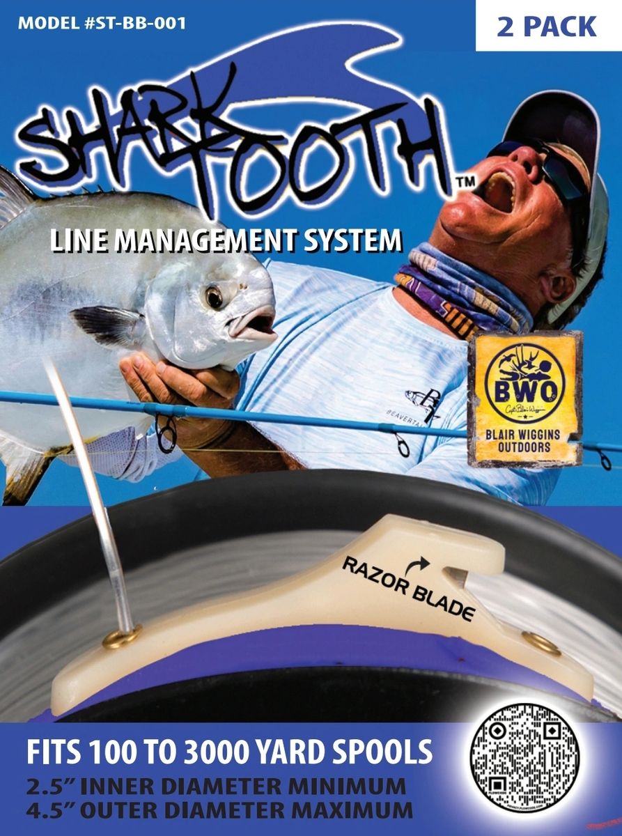 Shark Tooth - Blue Band for 100 to 3000 Yard Spools - 2 Pack