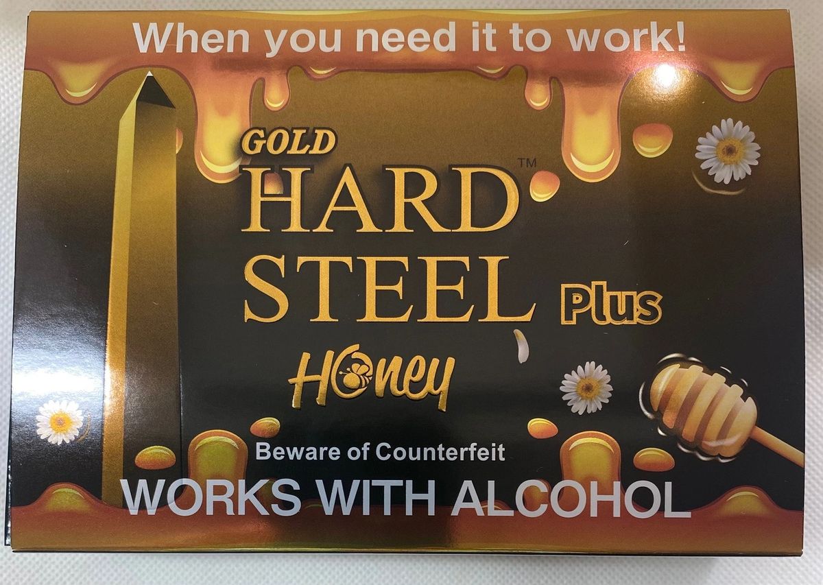 GOLD HARD STEEL Honey, Pack of 12 Sachets
