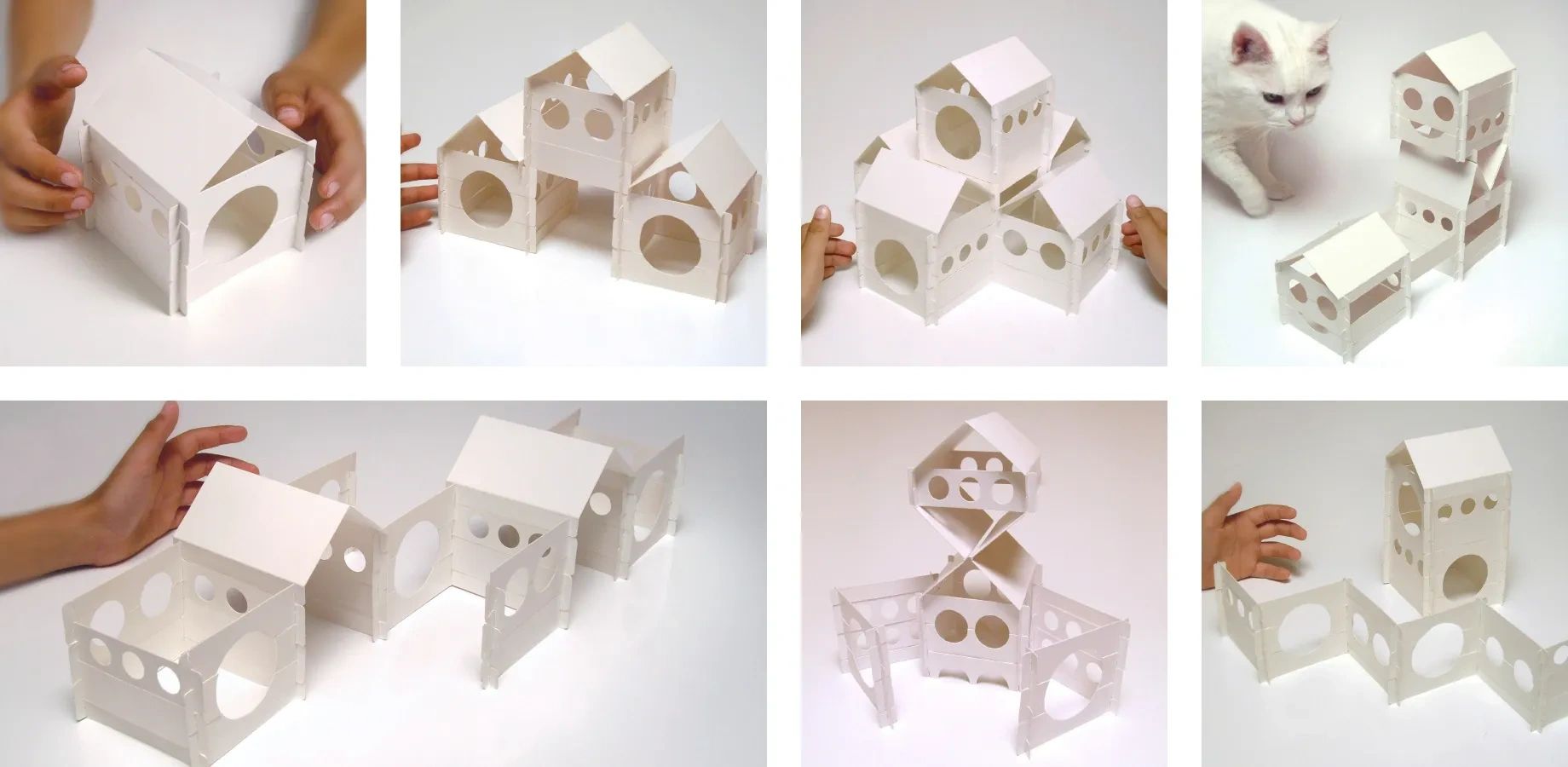 Modular Cardboard Playhouse - Norio-Kids