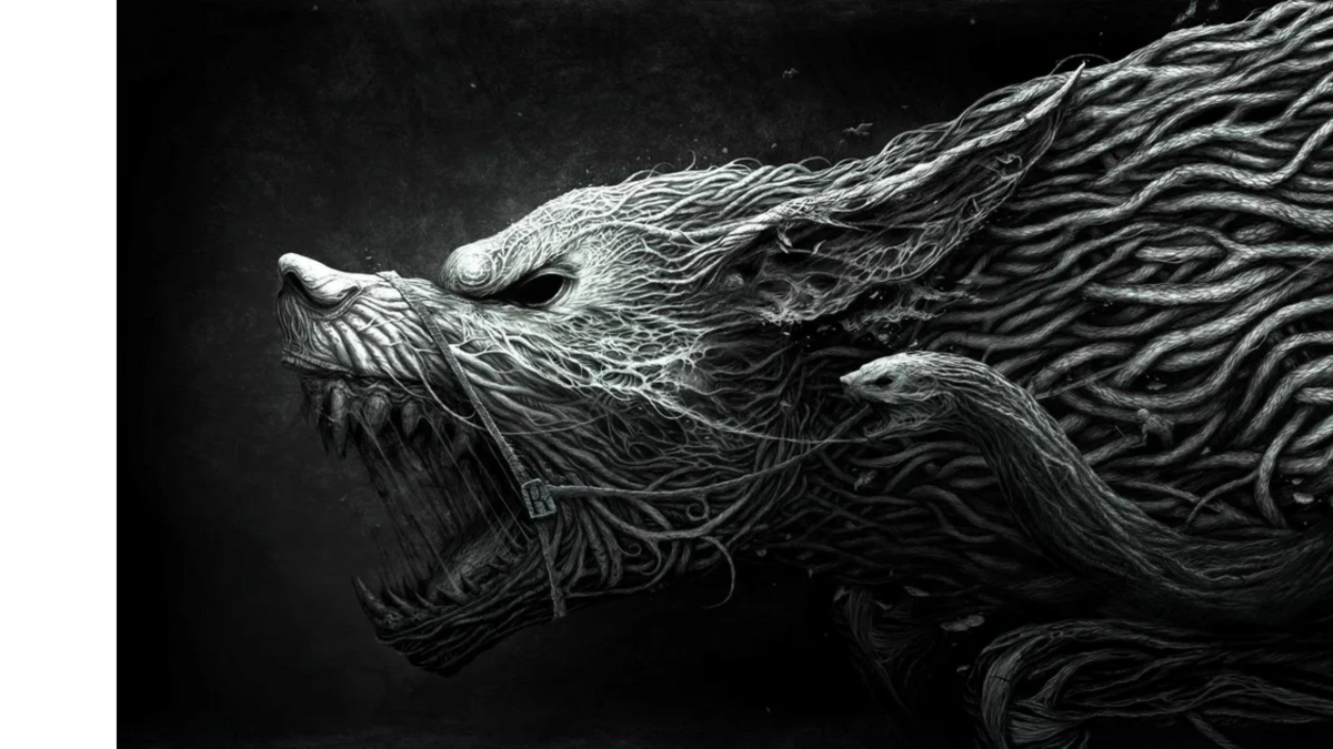 Custom Conjuring Kludde Demon- Exceptional Dark Art Sorcerer Conjured ...