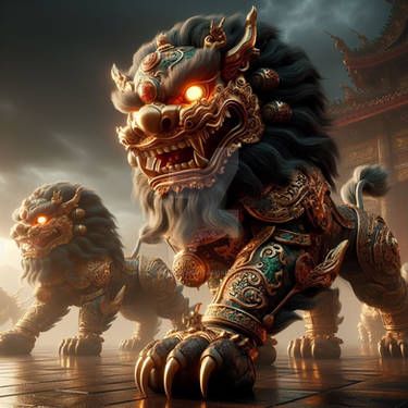 Custom Conjuring of Fu Dog Pair - Elite and Unstoppable Guardians ...