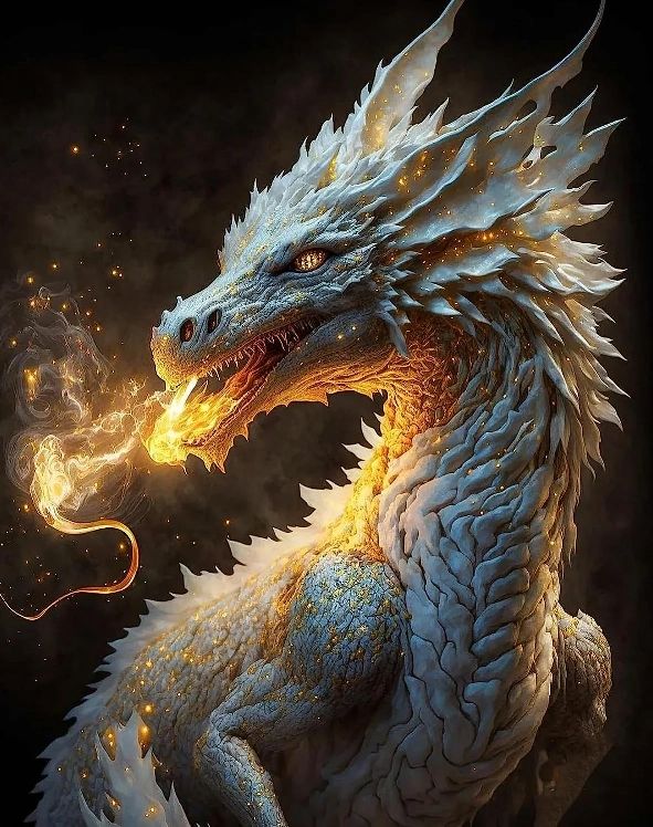 Rare Level 5 Pearl Dragon - Dragon Of Healing, Renewal, and Mending Of ...