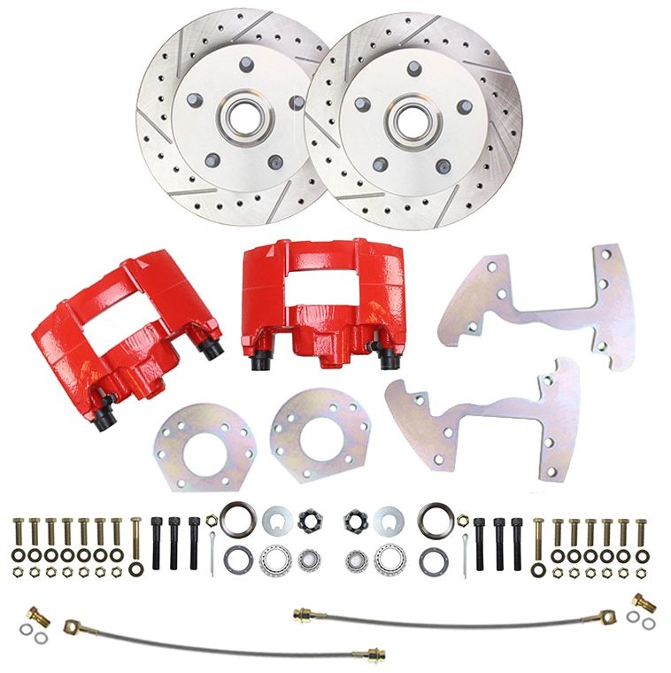 1964 - 66 Mustang Deluxe 5 Lug Disc Brake Conversion Kit for 6 CYL Spindles