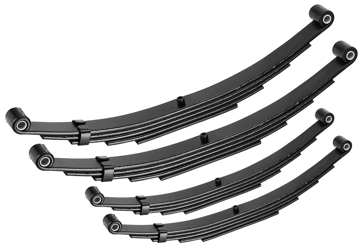 1953-56 Ford F100 Pickup Truck Lowered Front & Rear Leaf Spring Set, 2. ...