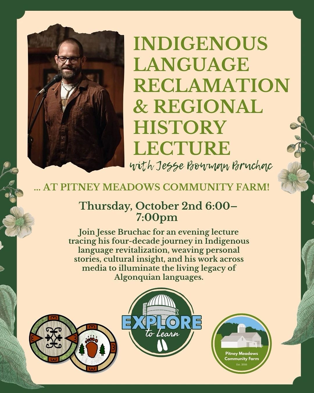 Indigenous Language Reclamation & Regional History Lecture, 10/2