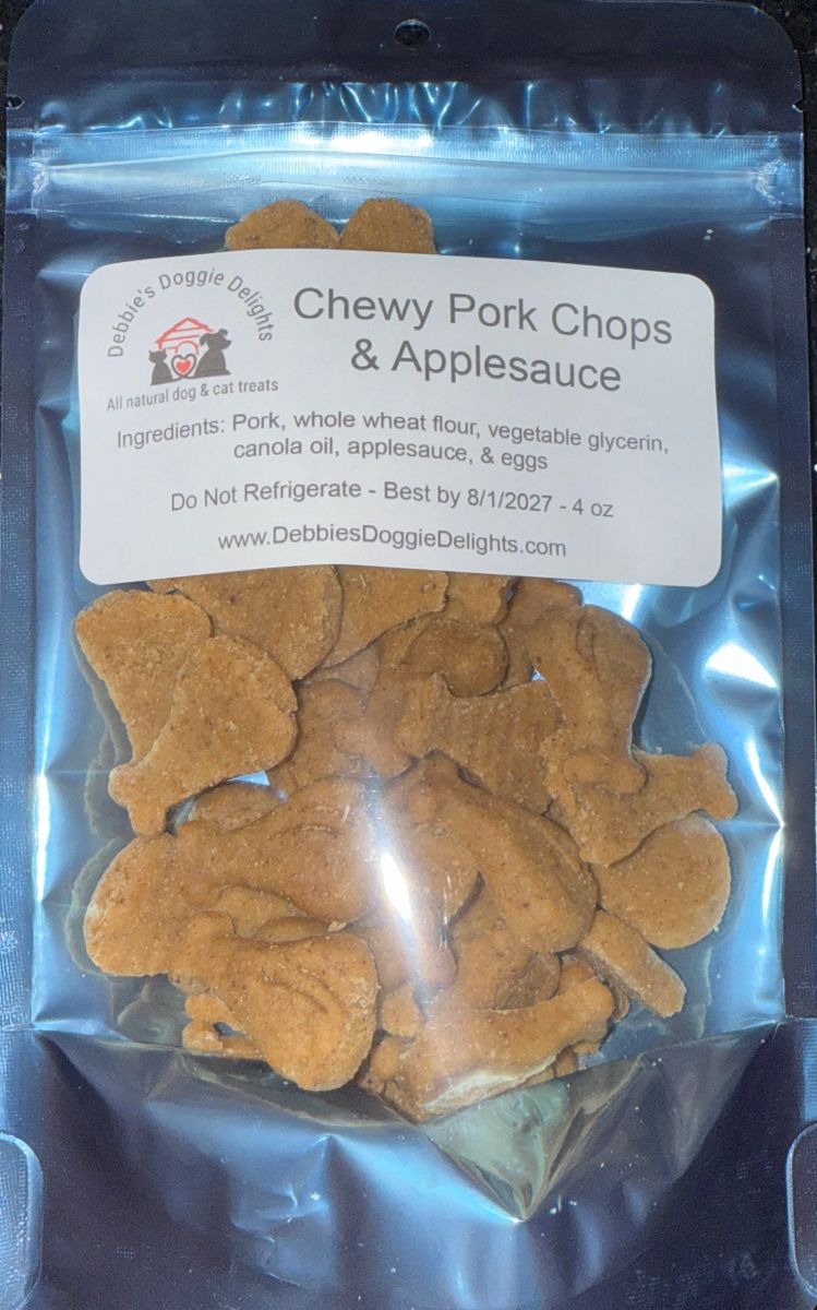 Chewy Pork Chops & Applesauce