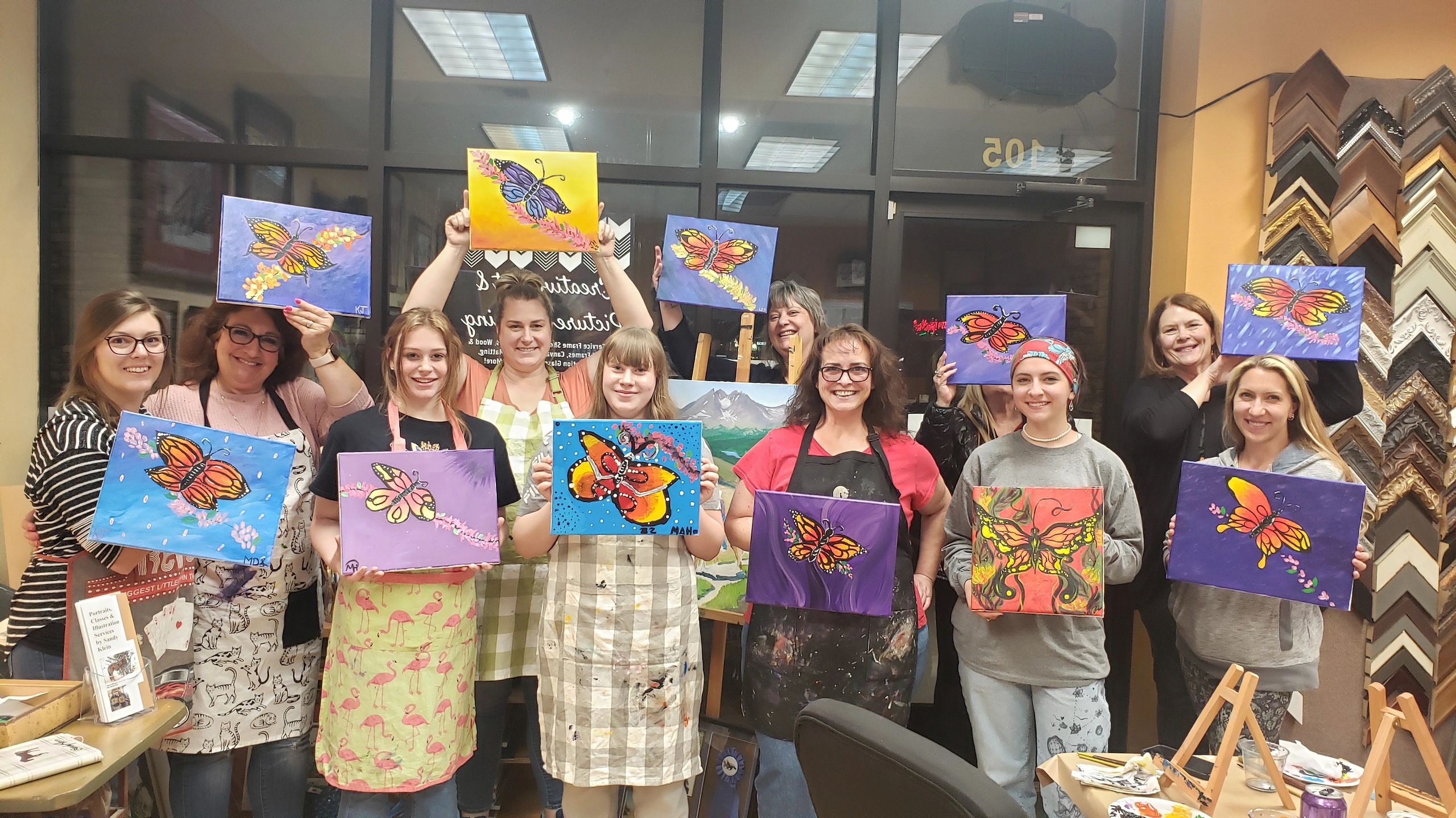 Painting Class - Creative Art and Framing