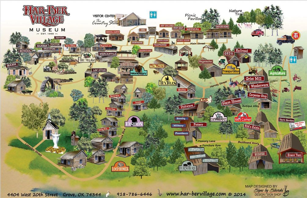 Hours, Fees, Services | Har-Ber Village Museum